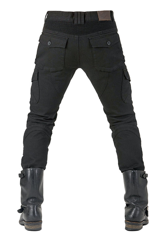 MOTORPOOL BLACK Men's Motorcycle Riding Cargo Pants – uglyBROS USA