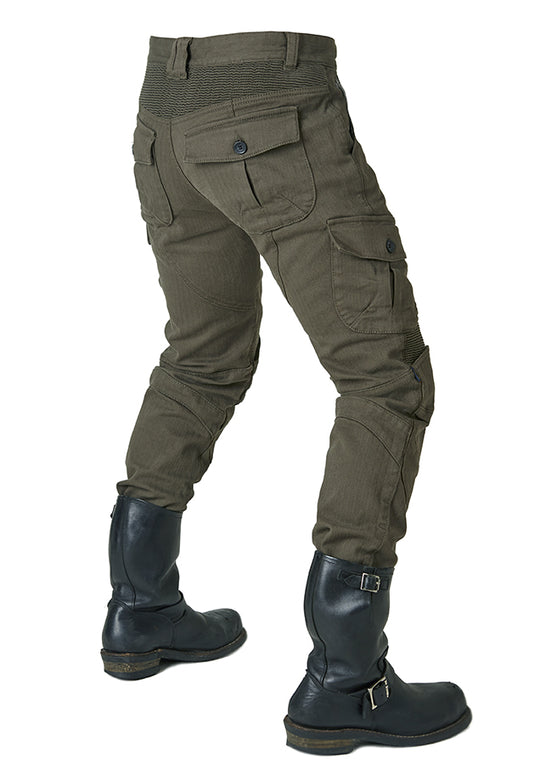 MOTORPOOL OLIVE Men's Motorcycle Riding Jean Cargo Pants – uglyBROS USA